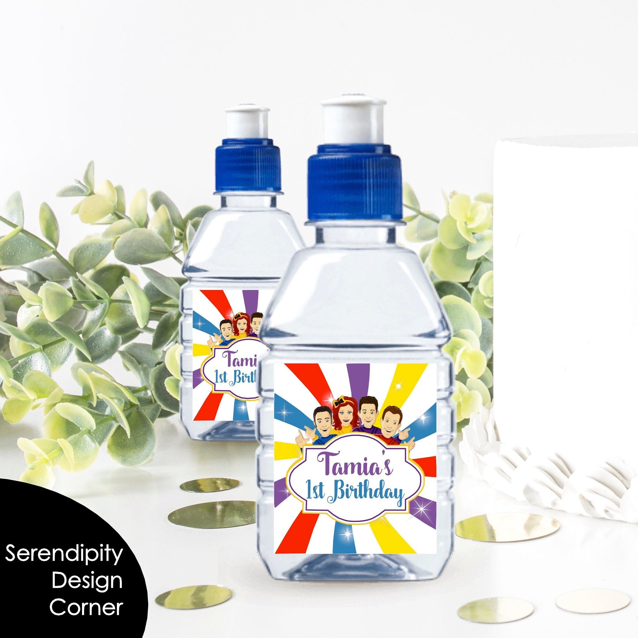 Personalised The Wiggles Pop Top Labels – Serendipity Design Corner